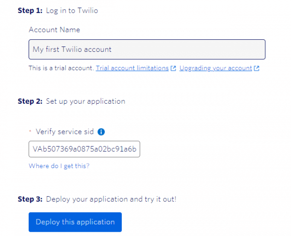 Steps to create Twilio Studio subflows for Phone verification