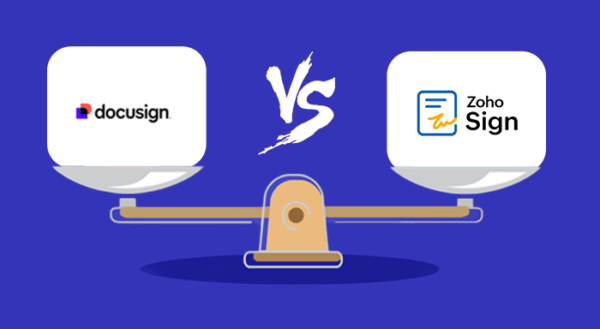 DocuSign vs Zoho Sign | Which E-Signature Platform is Right for Your ...